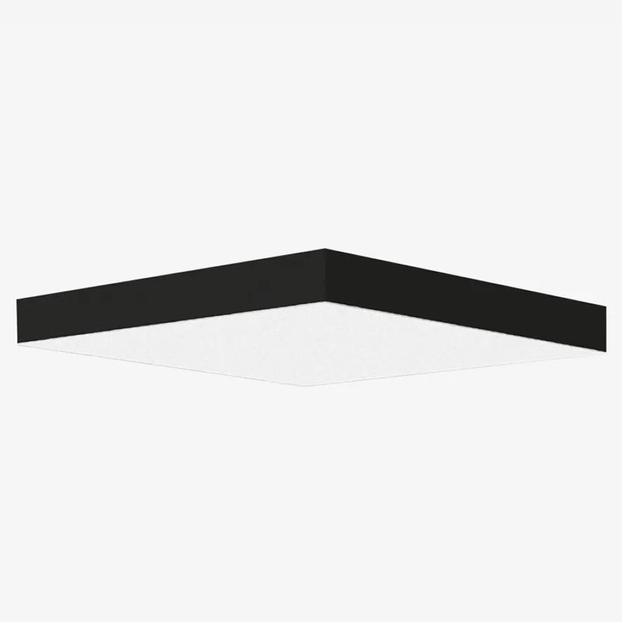 Lucis IB.L1.900.93 Izar B, čtvercové stropní svítidlo z akrylátového skla LED 92W 3000K 90x90 cm, černá