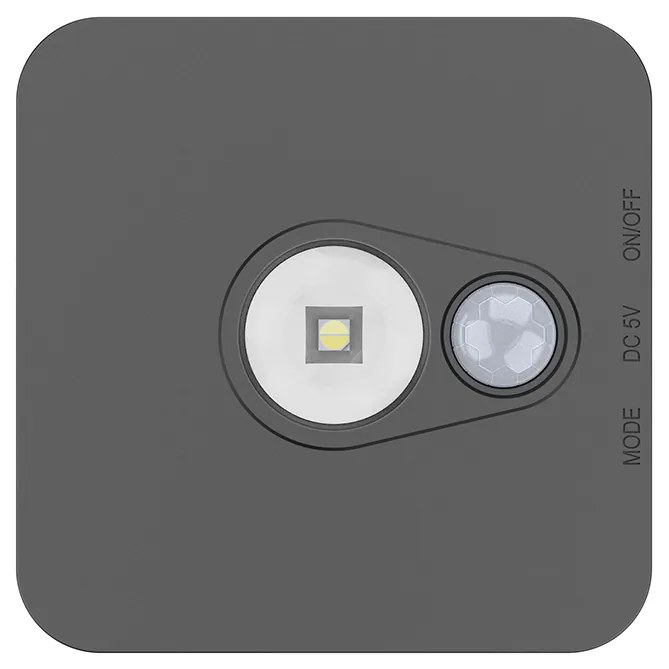 LED svítidlo Stanley, 1x LED 0,5w 3000-6000k, 3CCT, b, senzor pohybu