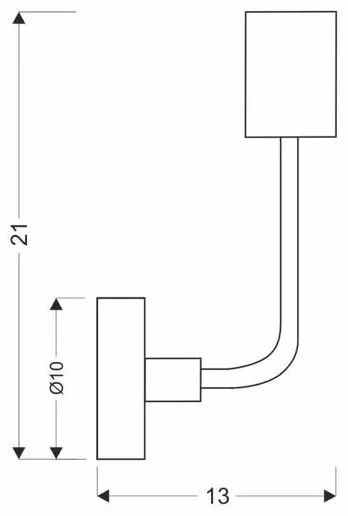 Nástěnná lampa SAGA 1xE27/40W/230V