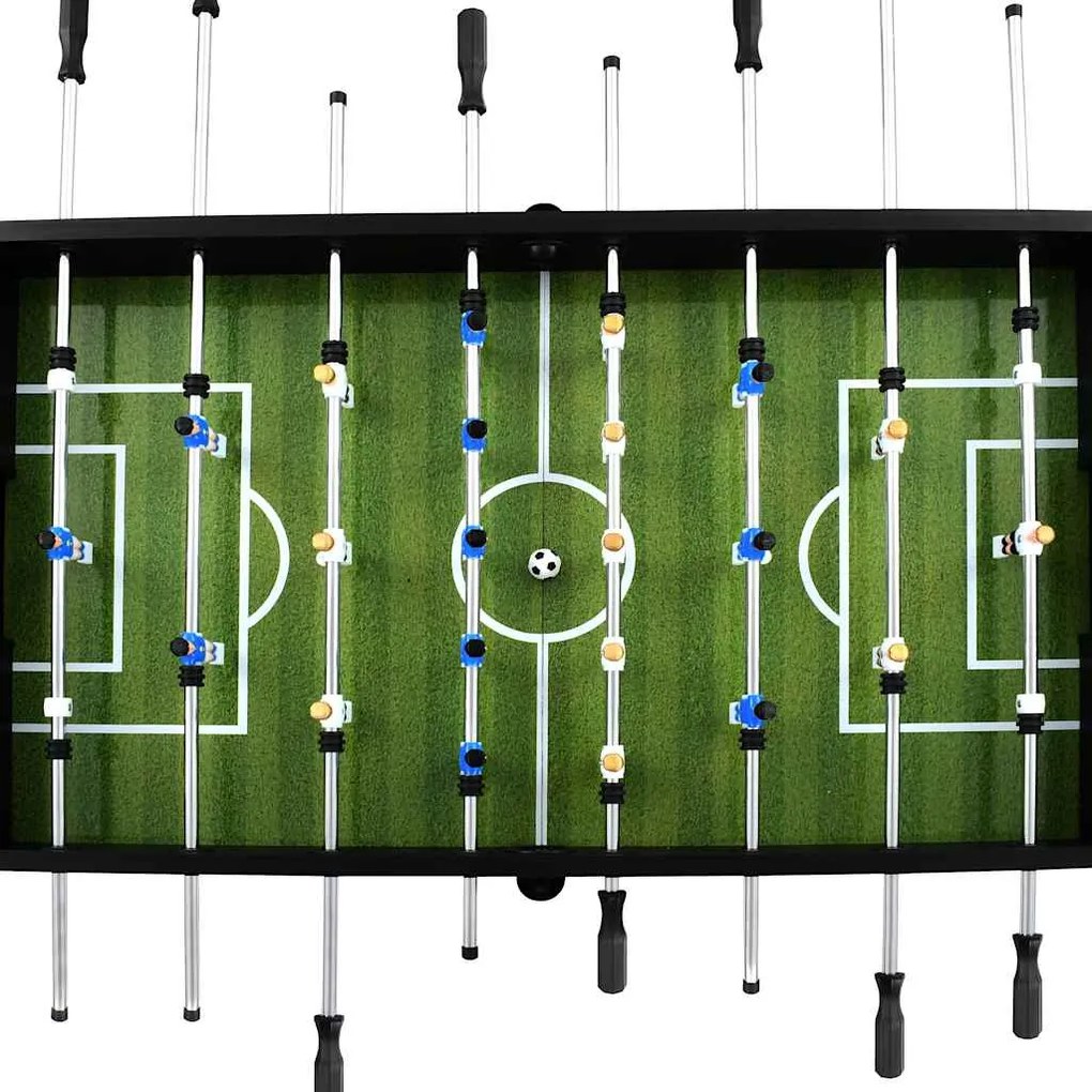 vidaXL Marketos Stolní fotbal ocel 60 kg 140x74,5x87,5 cm černý