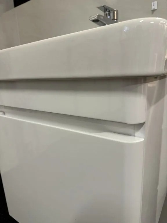 Lavedo Vivace White Air 50 koupelnová skříňka s umyvadlem, lesk