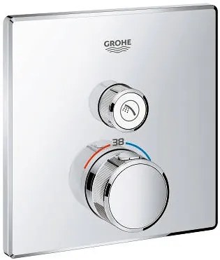 Grohe Grohtherm SmartControl - Termostatická sprchová baterie pod omítku s 1 ventilem, chrom 29123000