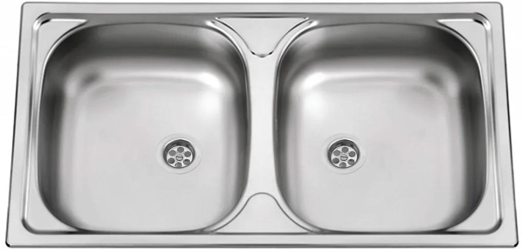 Sinks OKIO 780 DUO V 0,6mm texturovaný (RDOKT78043526V) Sinks