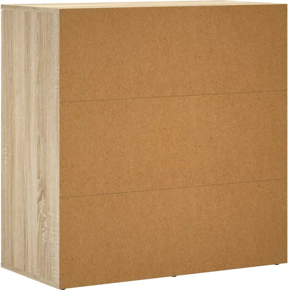 Příborníky 2 ks dub sonoma 79 x 38 x 80 cm kompozitní dřevo 3276604