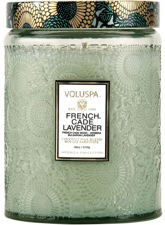 Voluspa – vonná svíčka French Cade Lavender (Francouzský jalovec a levandule), 510 g