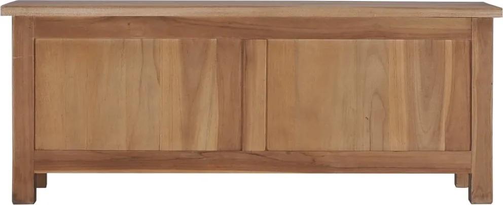 vidaXL TV stolek 90 x 30 x 35 cm masivní teakové dřevo [286275]