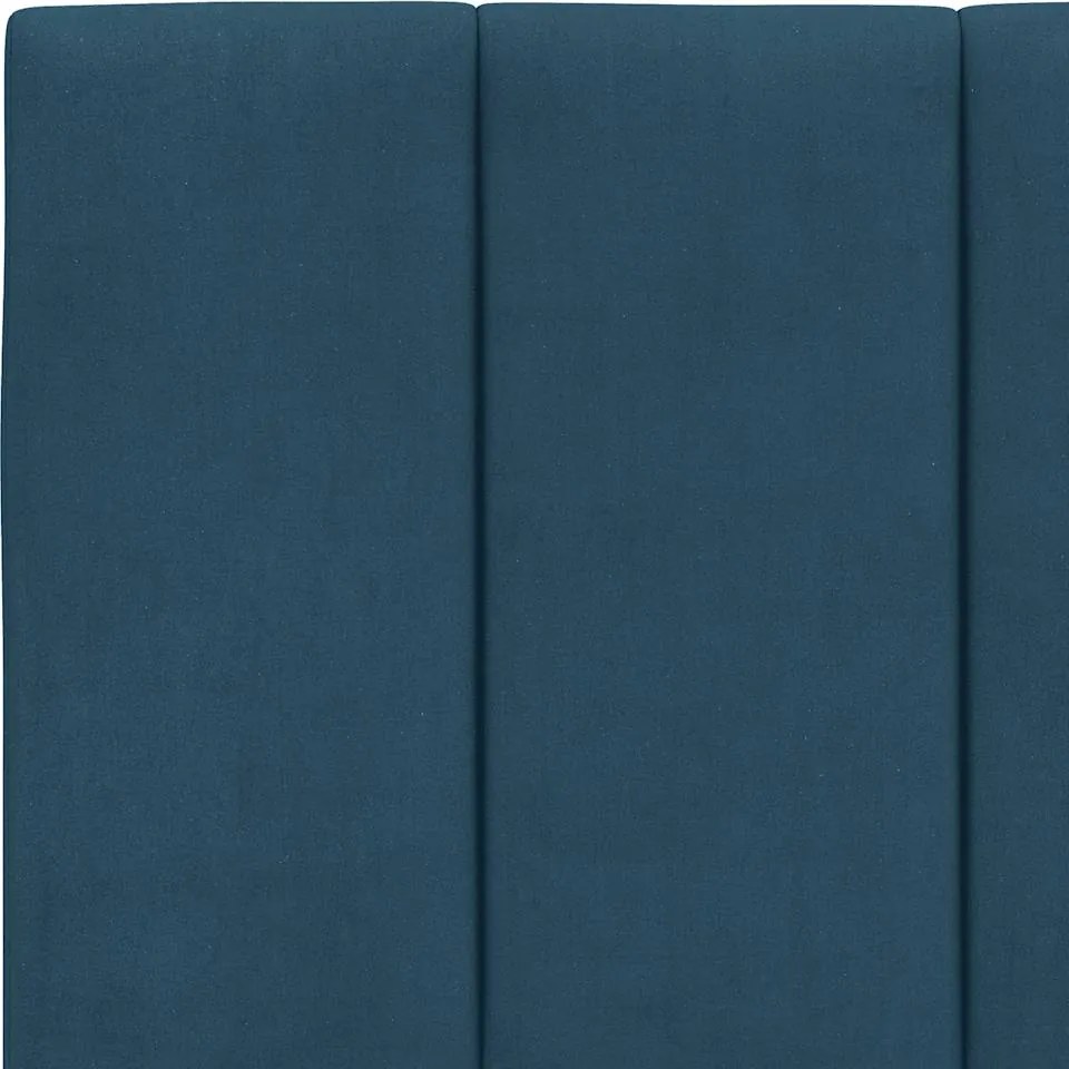 Postel s matrací Hanko modrá 160 x 200 cm samet 3208608