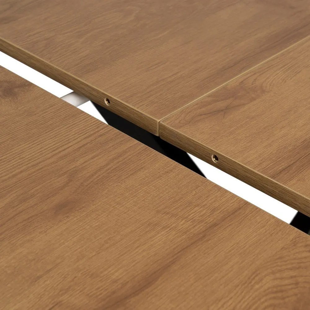 Kulatý rozkládací jídelní stůl s přídavnou deskou ø 120 cm Rocía – Ixia