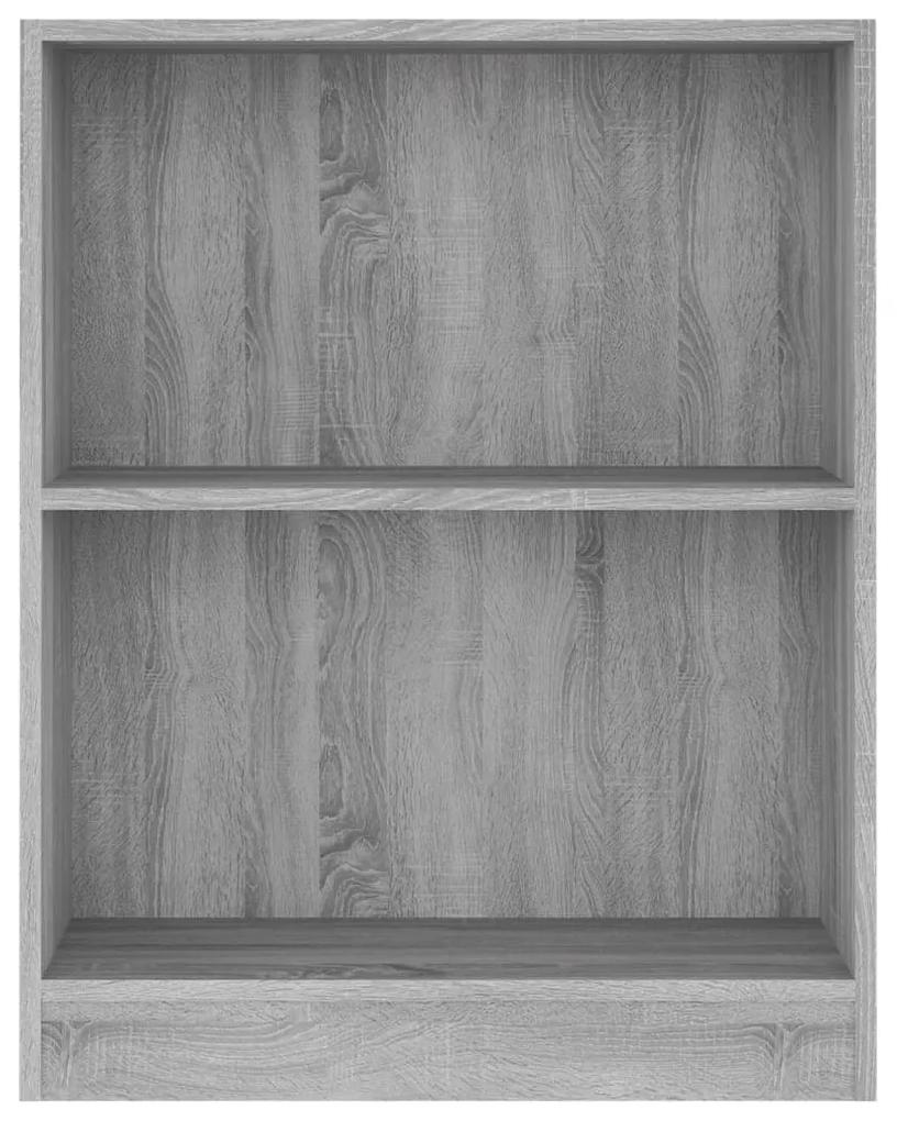 Knihovna šedá sonoma 60 x 24 x 76 cm kompozitní dřevo