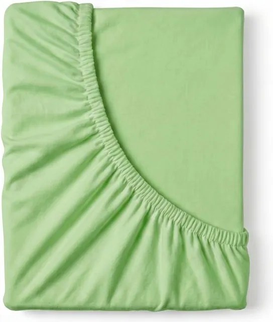 Kvalitex Jersey prostěradlo dětské světle zelené 60x120cm