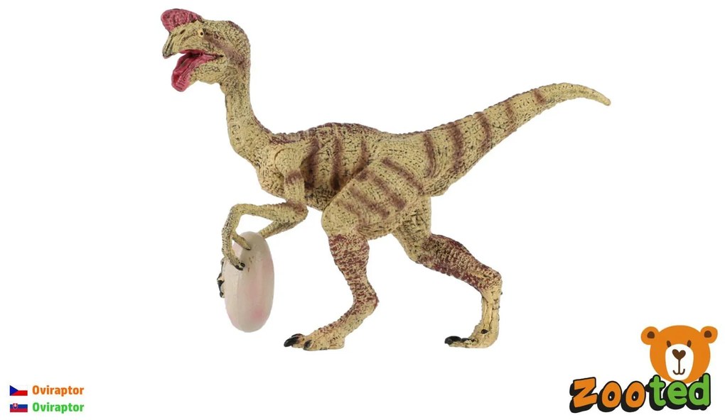 Oviraptor s vejcem dinosaurus zooted plast 12cm
