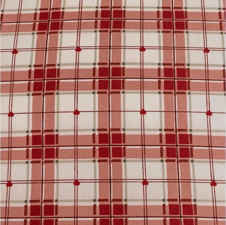 Flanelové povlečení TARTAN HEART barevné Rozměr povlečení: 70 x 90 cm | 140 x 200 cm