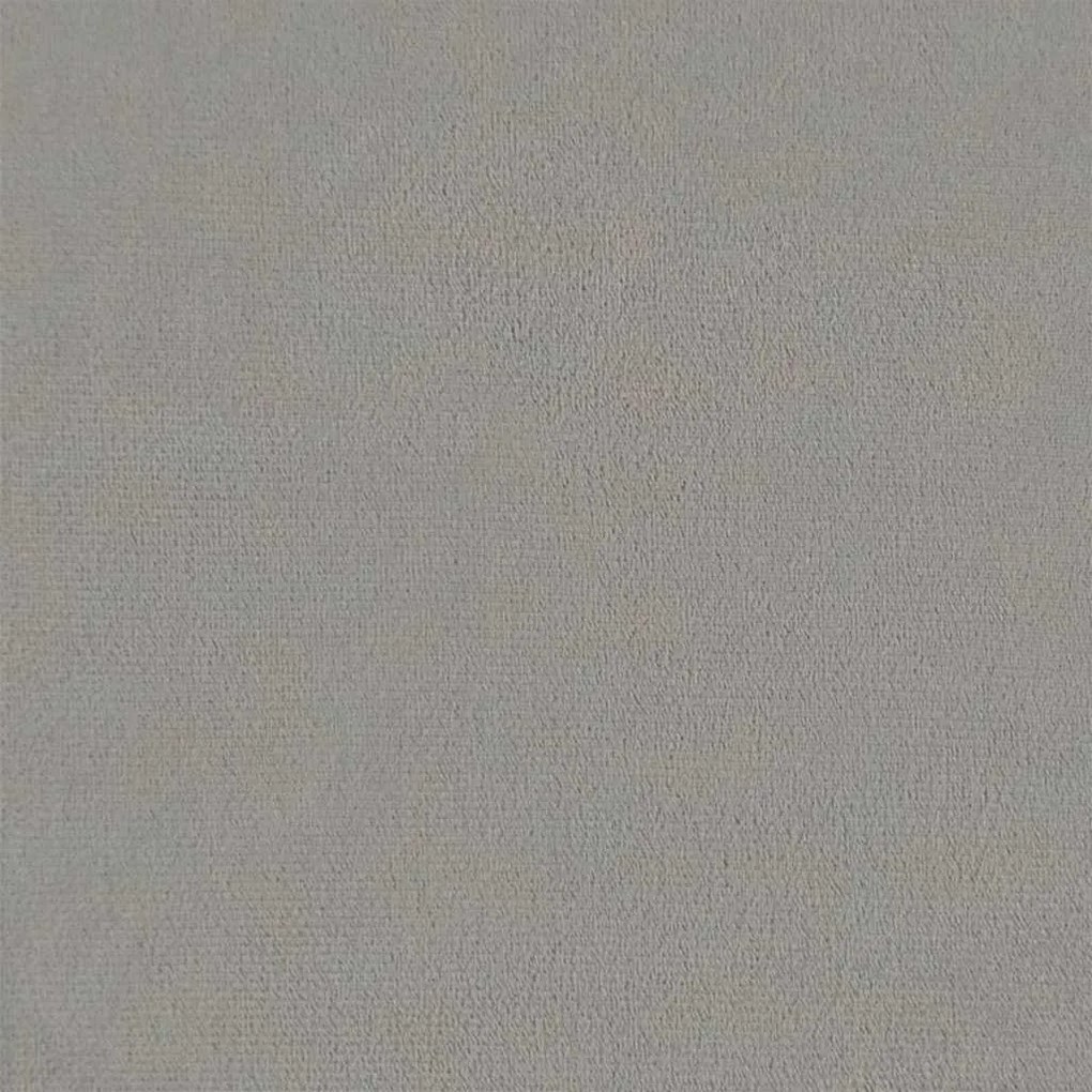 Relaxační křeslo světle šedé samet 328095