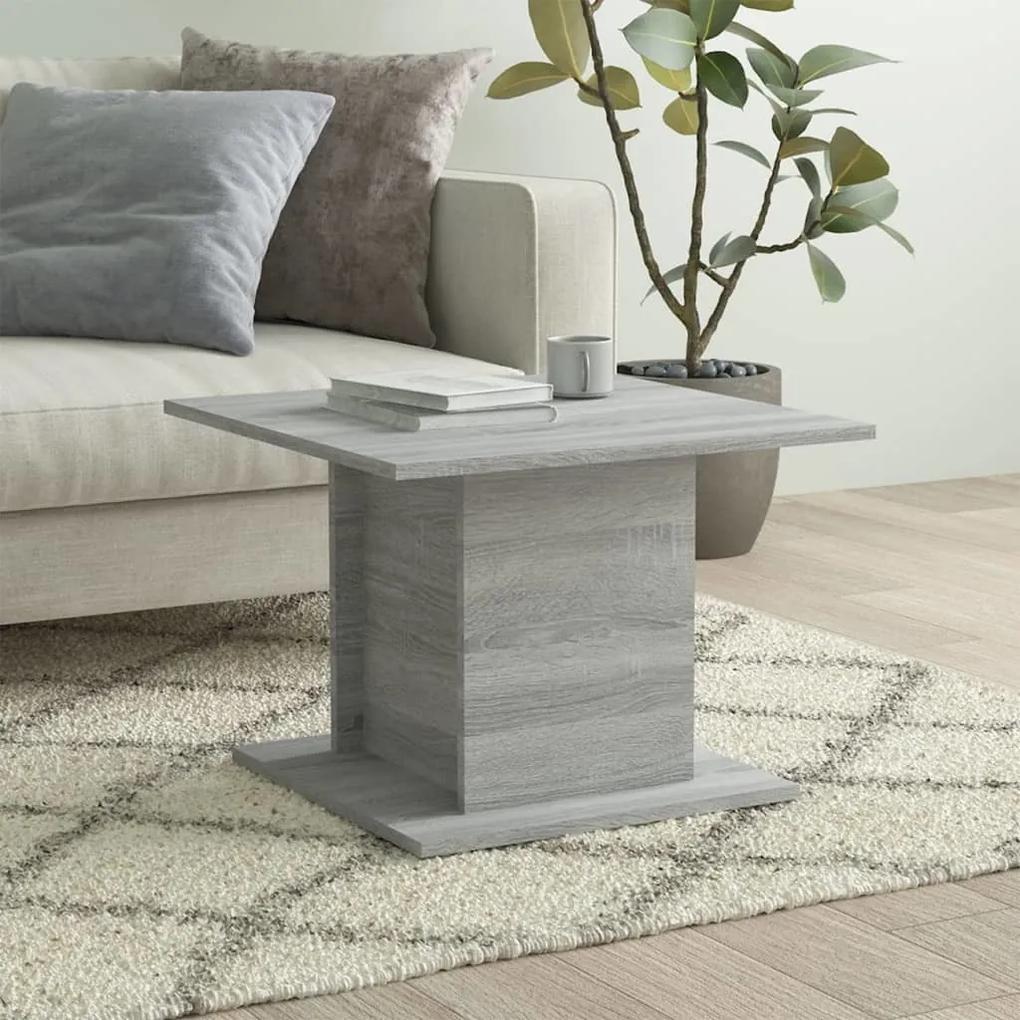 vidaXL Konferenční stolek 55,5 x 55,5 x 40 cm kompozitní dřevo [813095] Barva: šedá sonoma