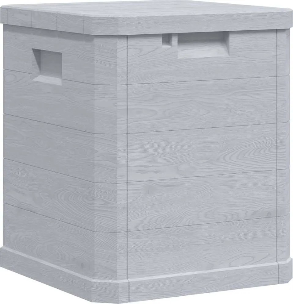 vidaXL Zahradní úložný box 90 l [45683] Barva: světle šedá