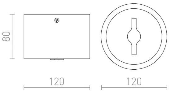 RED - Design Rendl-R12634 - LED Stmívatelné bodové svítidlo KELLY 15W/230V černá