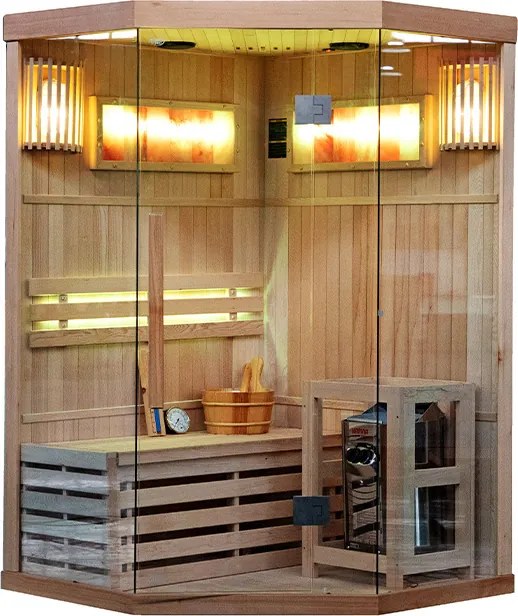 BPS-koupelny Finská sauna Relax HYD-3939 120x120, 1-2 osoby