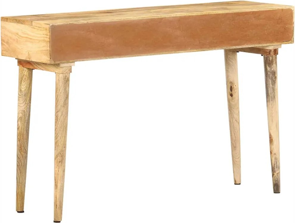 Konzolový stolek 115 x 35 x 76 cm masivní mangovníkové dřevo 320803