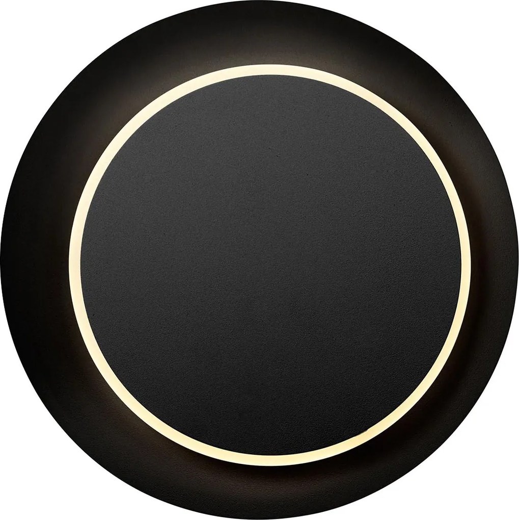 Toolight Toolight, nástěnné LED svítidlo 20cm, 10W, 3000K, LHJ082-W, černá, OSW-60040