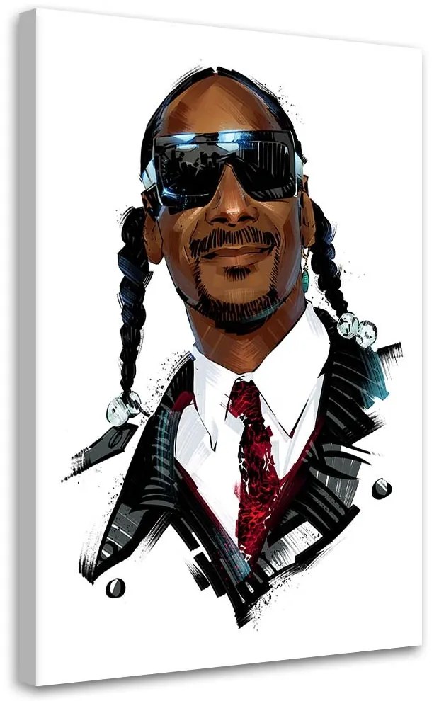 Gario Obraz na plátně Portrét Snoop Dogga - Nikita Abakumov Rozměry: 40 x 60 cm