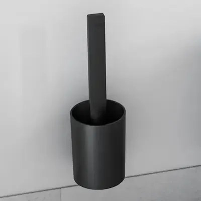 Hansgrohe WallStoris - WC štětka s držákem matná černá