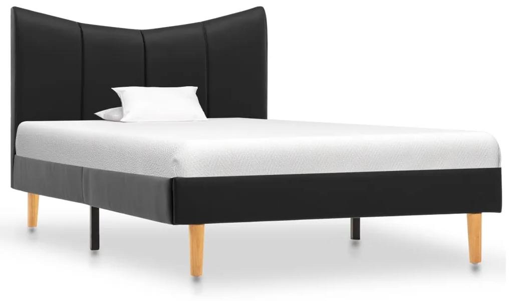 288515 vidaXL Rám postele černý umělá kůže 90 x 200 cm