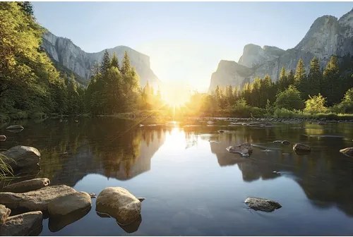 Obraz na plátně Yosemite Valley 150x100
