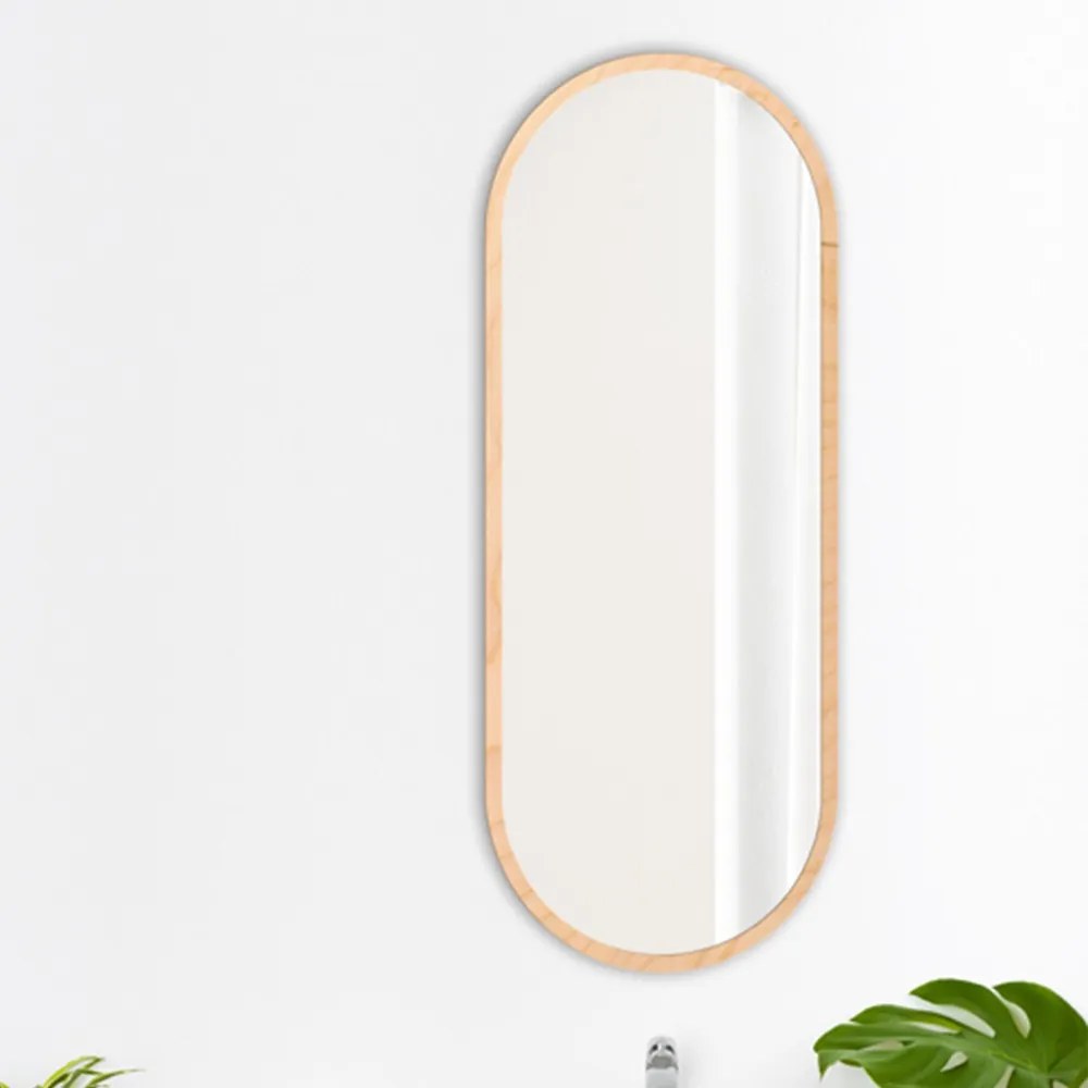 Zrcadlo Zeta Wood Rozměr: 40 x 100 cm