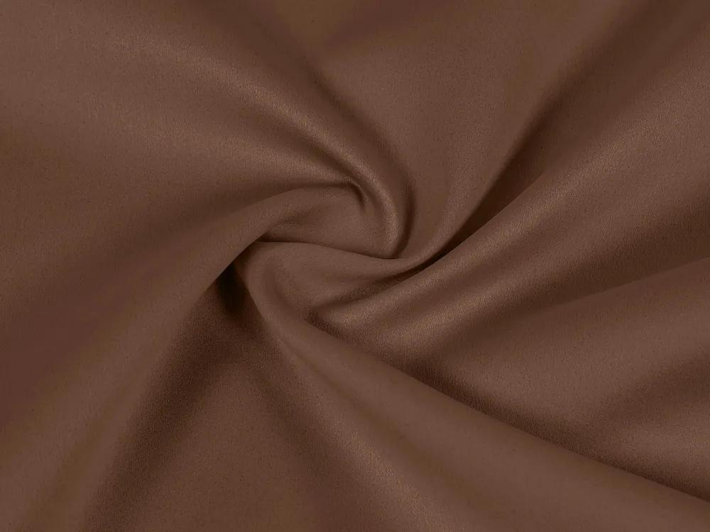 Biante Dekorační povlak na polštář s lemem BKU-114 Čokoládově hnědý 40 x 60 cm