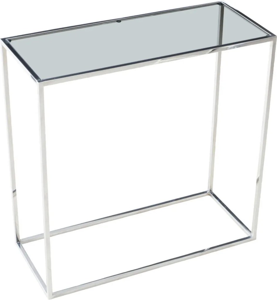 XXXLutz KONZOLOVÝ STOLEK, barvy stříbra, 80/33/80,5 cm - Konzolové stolky - 004885464702