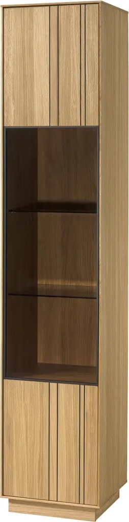 Vitrína s LED osvětlením Join 40 cm z masivu dub přírodní
