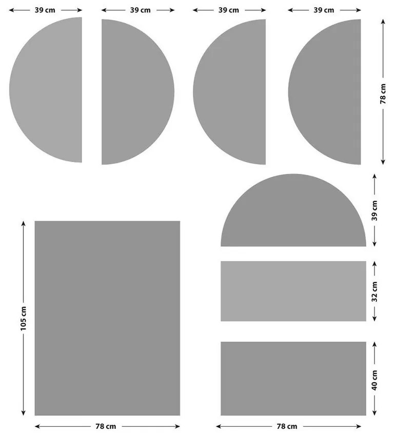 Samolepka na zeď 120x250 cm Amazonian Arches – Ambiance