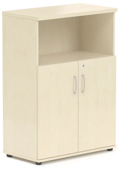 Střední skříň Visio 80 x 38,5 x 113 cm, javor