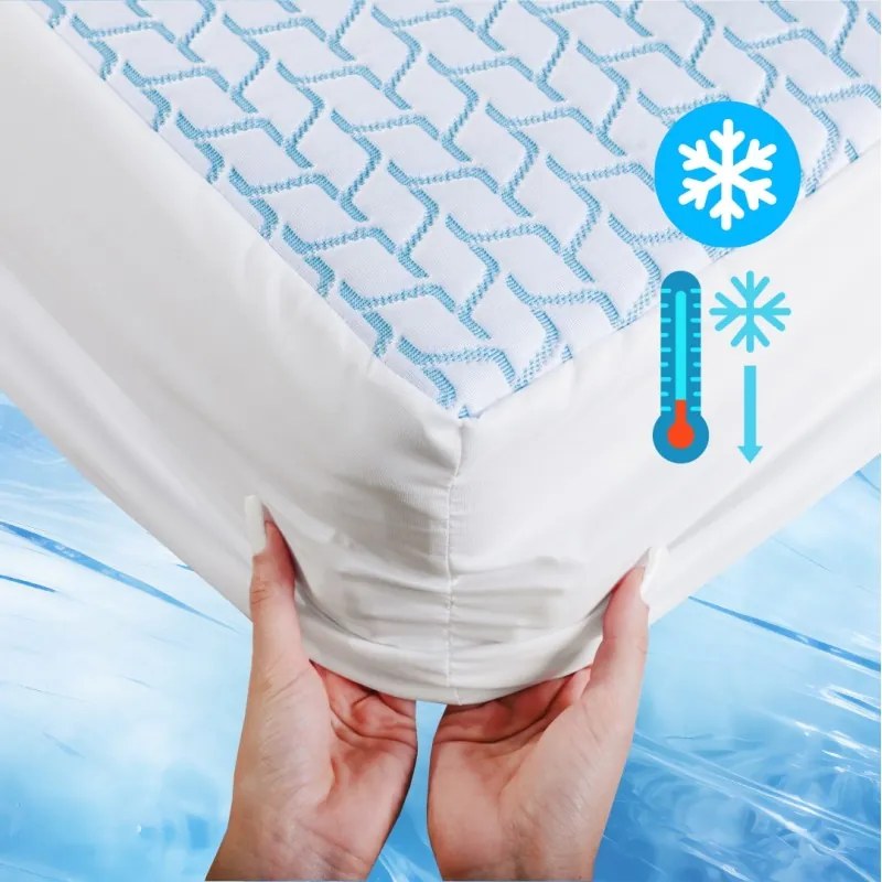 Chladivá plachta IceFresh Comfort s gumičkou po obvodu EMI, Plachta 90x200
