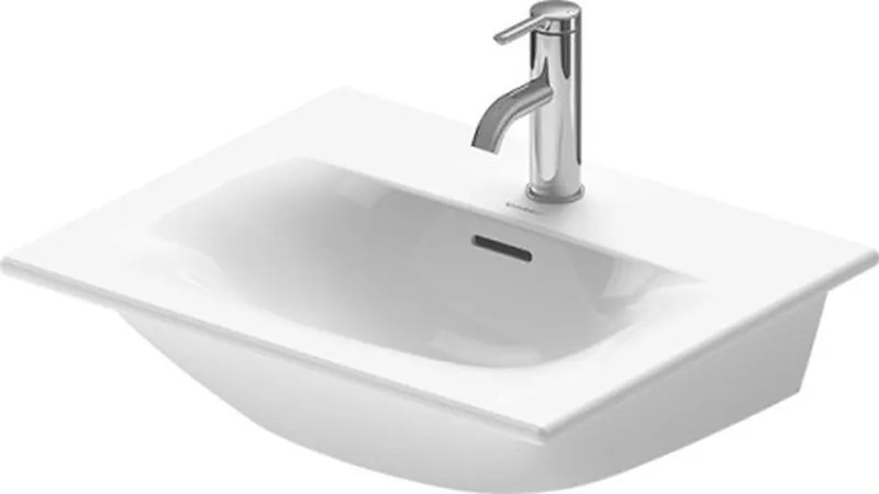 Duravit Viu umyvadlo 53x43 cm obdélníkový nábytkový bílá 2344530000