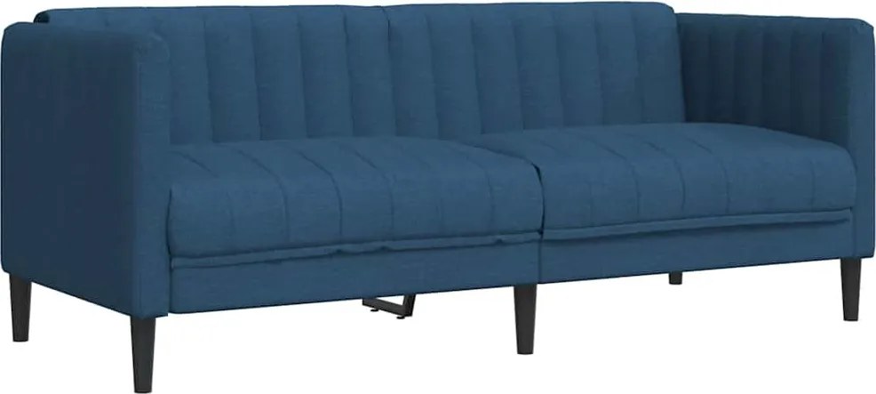 2dílná sedací souprava modrá textil 3209244