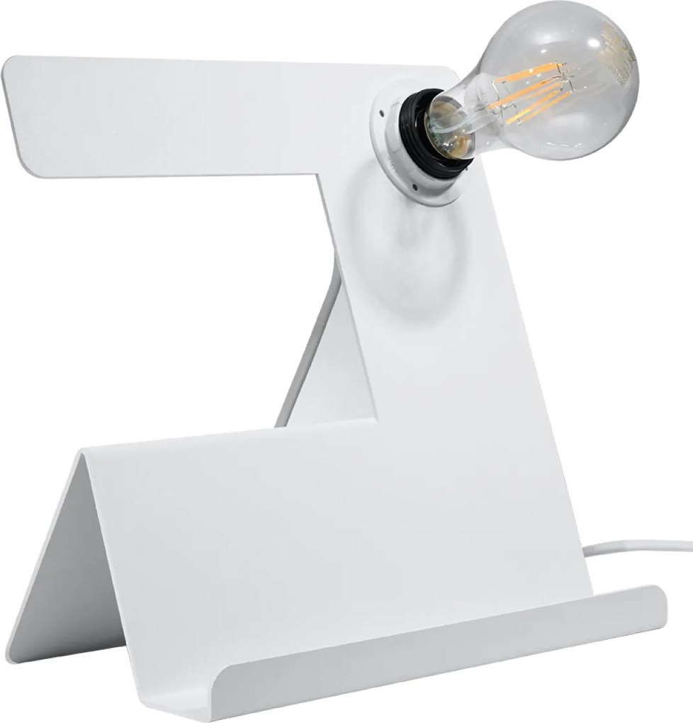 Sollux Lighting Stolní lampa INCLINE bílá