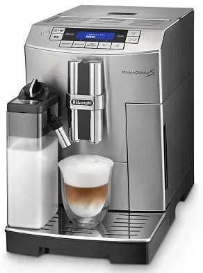 Espresso DeLonghi PrimaDonna S ECAM28.465.M stříbrné