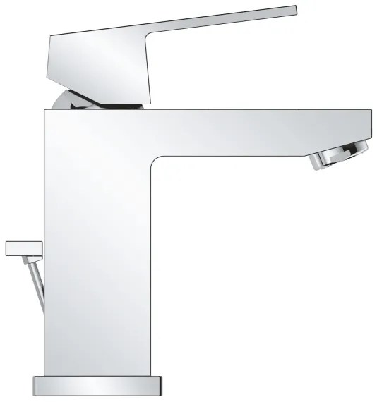 GROHE 2339000E - Umyvadlová baterie EUROCUBE DN 15 lesklý chrom