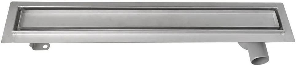 Aqualine Pavino 2710-90 sprchový kanálek s roštem pro dlažbu 860 x 140 x 92 mm nerez