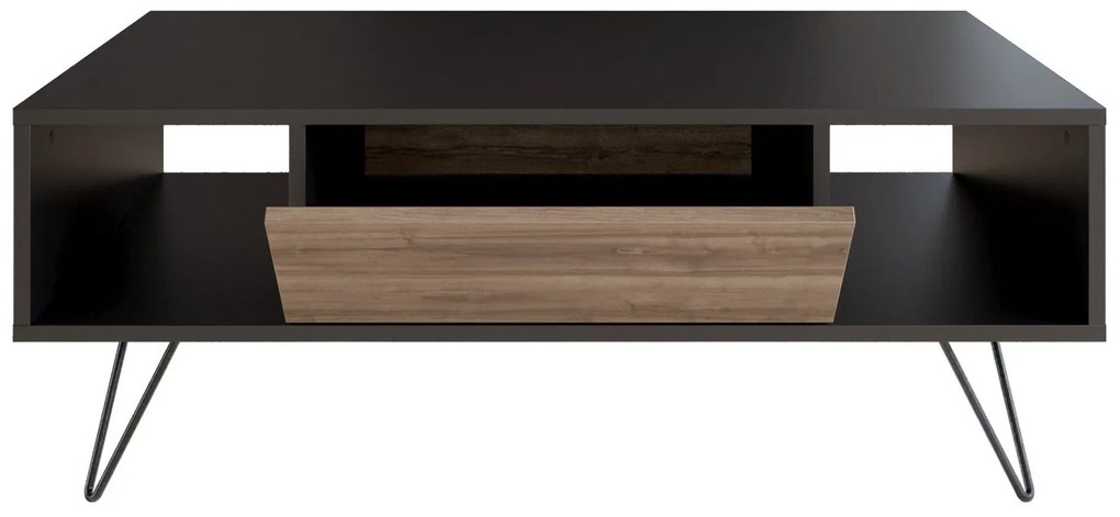 Designový konferenční stolek Baqia 120 cm ořech černý