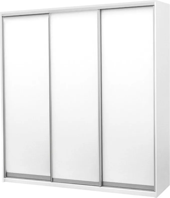 Skříň 3D 2220x2400x600, 3 DTD, bílá