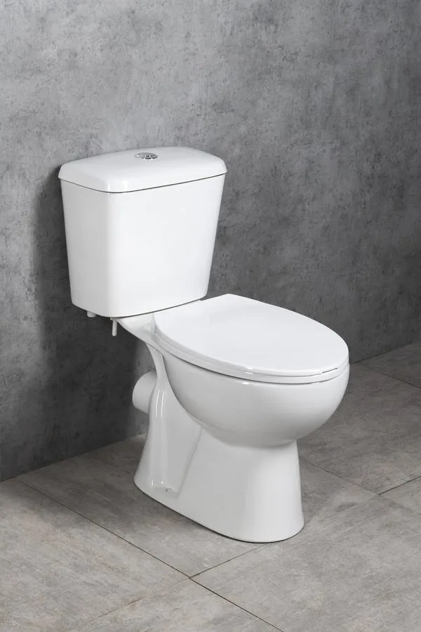 Aqualine JOSE WC kombi 38 x 74,5 x 66 cm s nádržkou dvojtlačítko 3/6l zadní odpad bílá PS8812