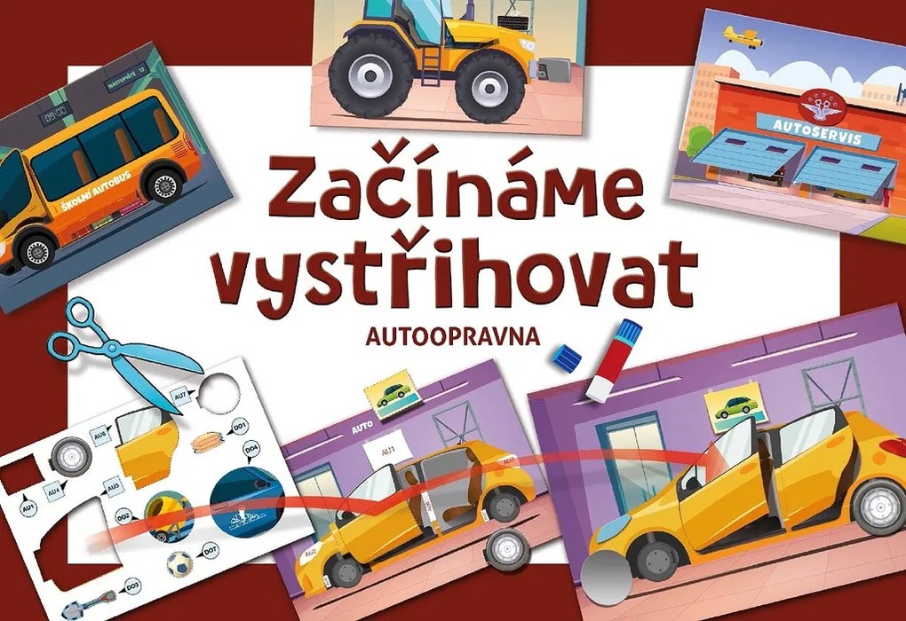 Začínáme vystřihovat - Autoopravna