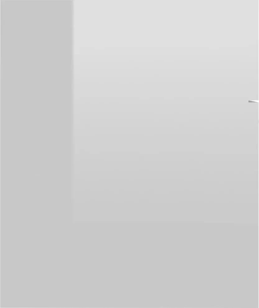 vidaXL 2dílný set koupelnového nábytku dřevotříska [804783] Barva: bílá s vysokým leskem