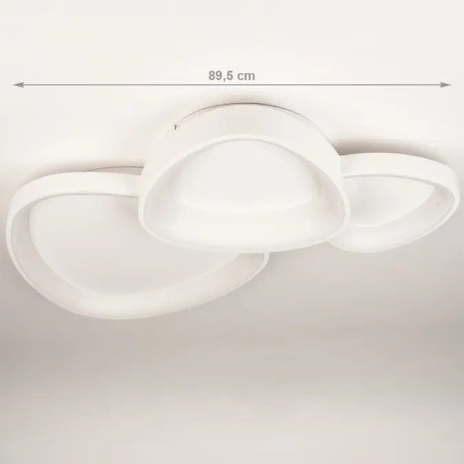Stropní designové LED svítidlo Organic White 90