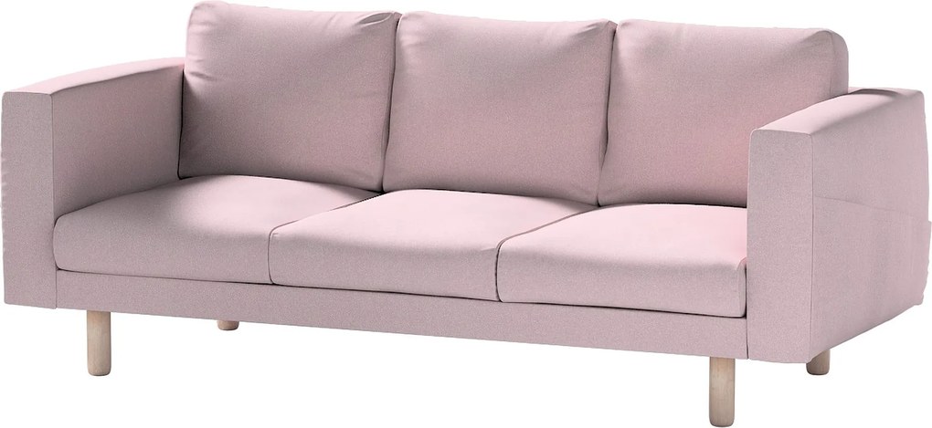Potah na pohovku IKEA Norsborg 3-místná barva růžová látka pletený vzor