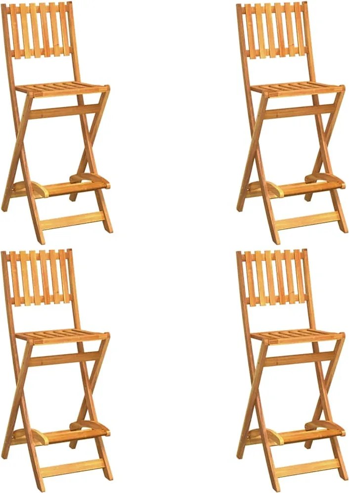 5dílný zahradní barový set masivní akáciové dřevo 3104962