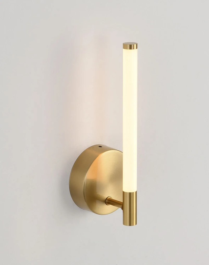 Moderní nástěnné LED svítidlo CLODE zlaté 26 cm