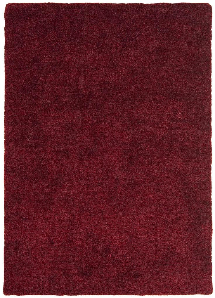 Bighome - Tula koberec 160X230 cm - vínová/červená